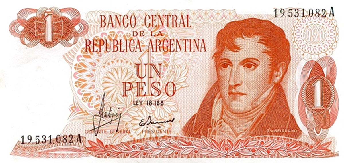 The Argentine peso (ARS) - Argentina
